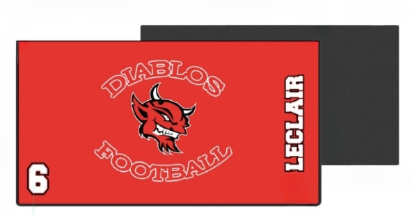 Couvertures - Deux grandeurs en noir ou en rouge! – Diablos Football